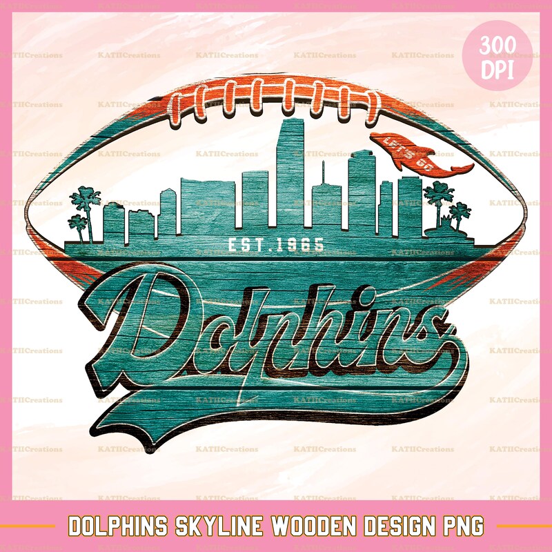 Dolphins Football - Etsy