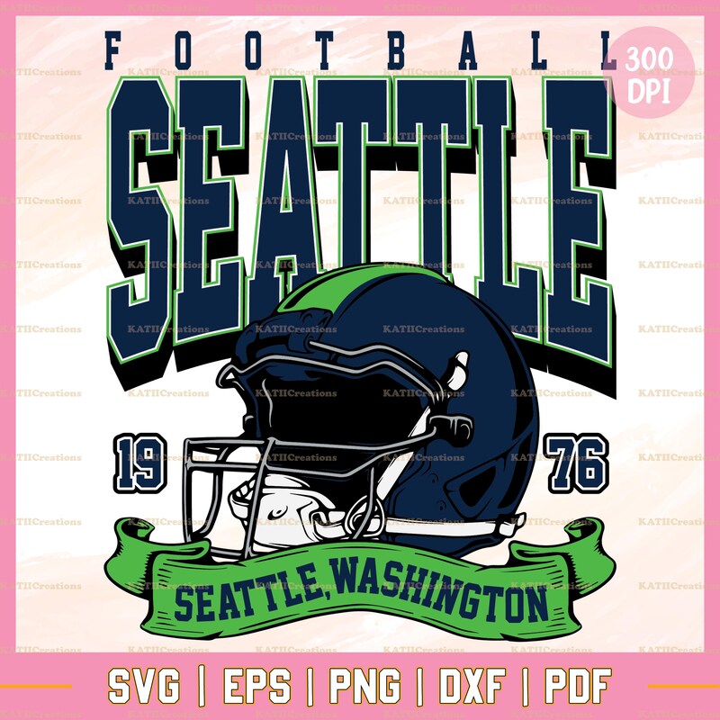 Seattle Football 1976 - Etsy