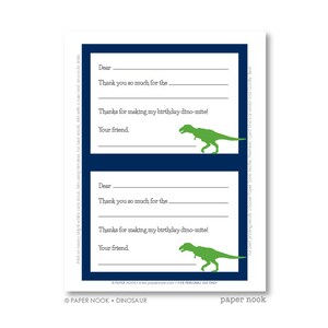Dinosaur PRINTABLE Fill-in-the-blank Thank You Note - Etsy