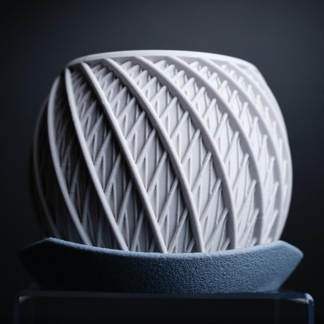 Vortex Planter Modern Geometric Plant Pot With Drip Plate, Spiral ...
