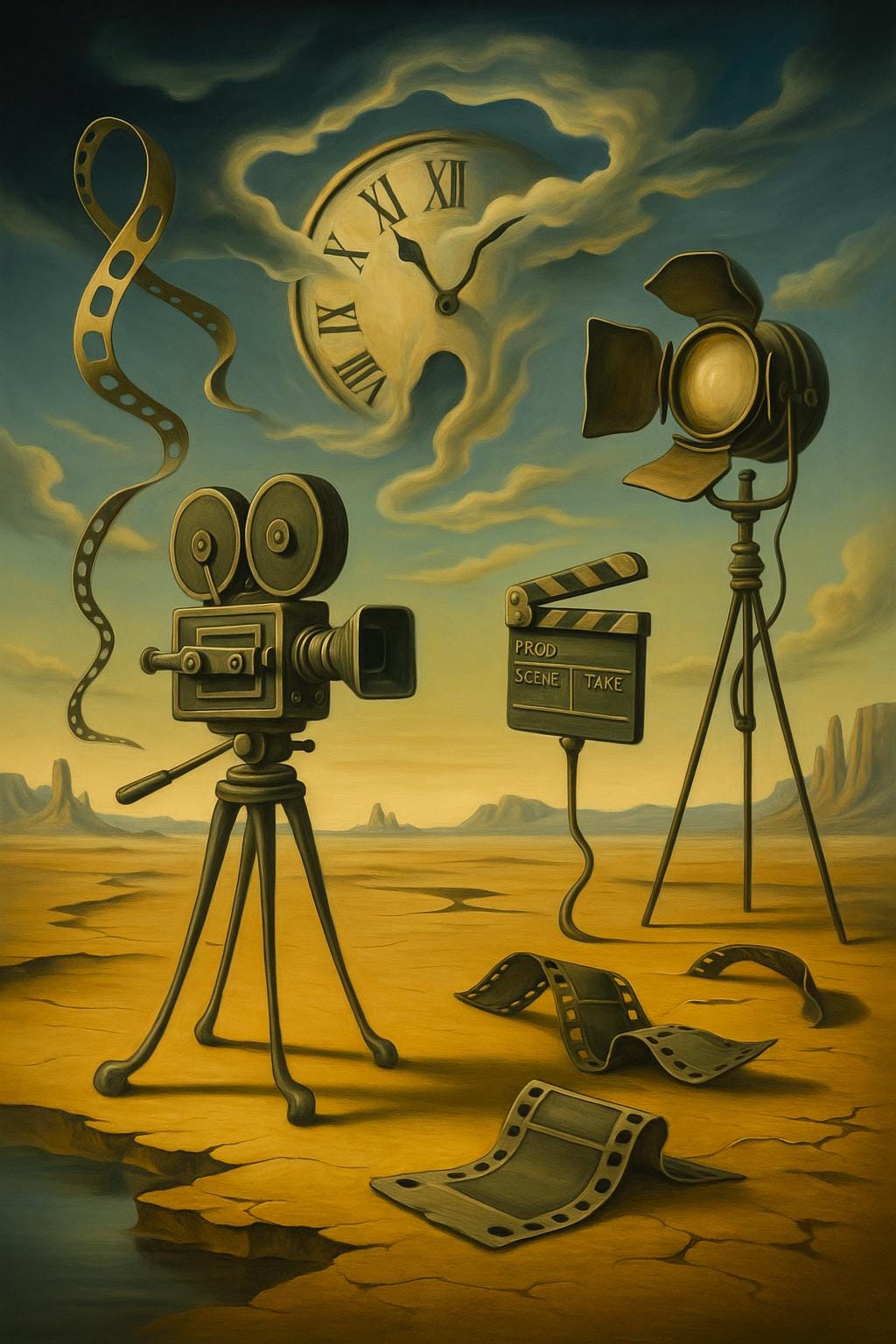 Surrealist Filmmaking Art Print Set – 60s 70s 80s Retro Cinema Decor ...