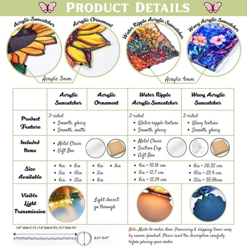 Camera ACRYLIC Suncatcher - Stained Glass Effect Window Hanging ...