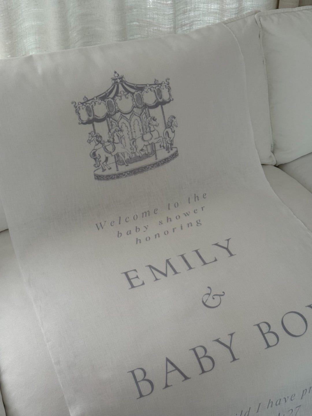 Welcome Sign for Baby Shower, Custom Baby Shower Sign, Personalized ...