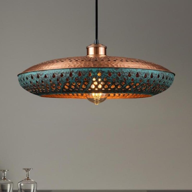 Copper Kitchen Light - Etsy