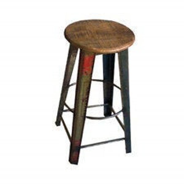 Reclaimed Bar Stool - Etsy