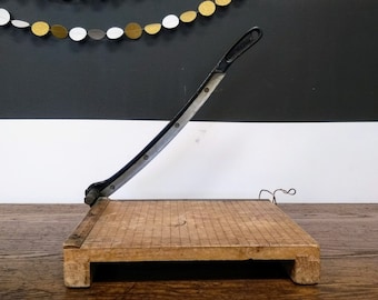 Antique paper cutter | Etsy