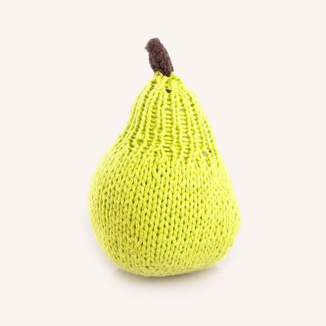 Montessori Pear Toy Handmade Kids Play Food Fruit Pebble Fair Trade ...
