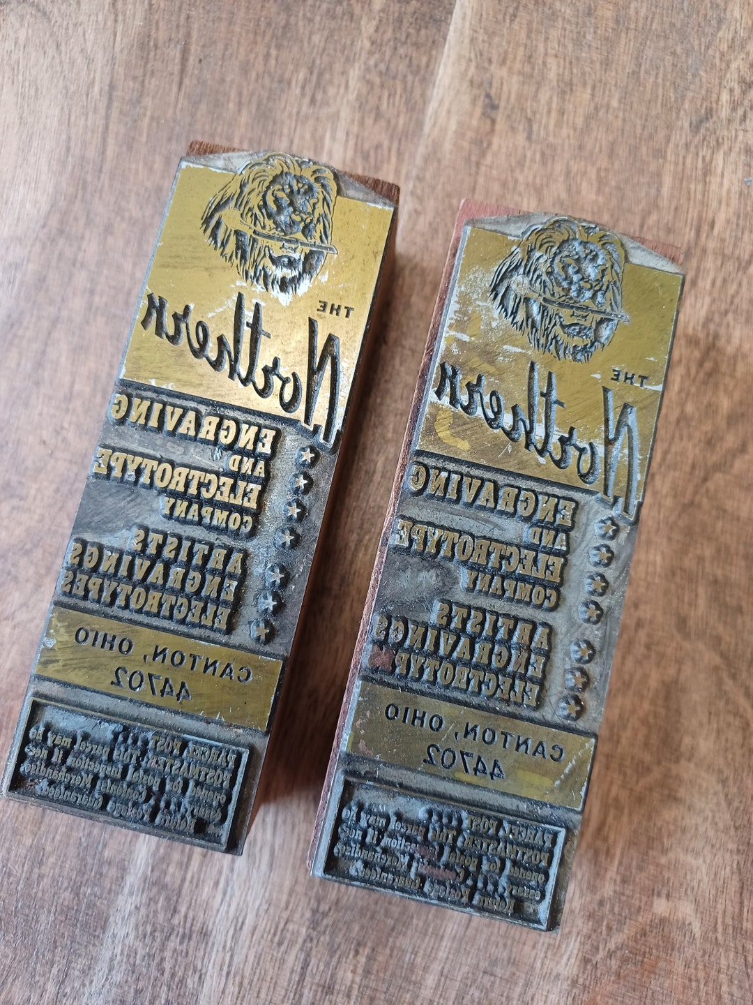 Antique Letterpress Block Vintage Printer Block Newspaper Type Print ...