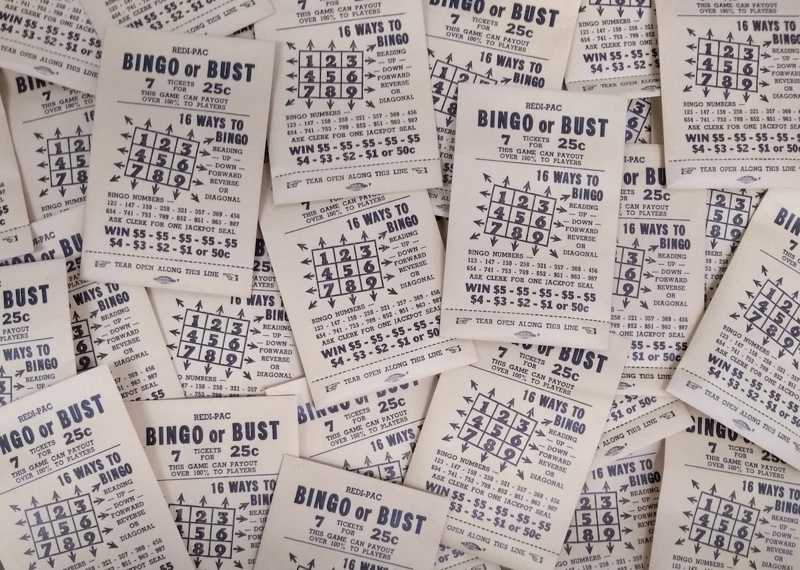 Lot of Bingo or Bust Sealed Game Packs Bingo Games Lottery - Etsy