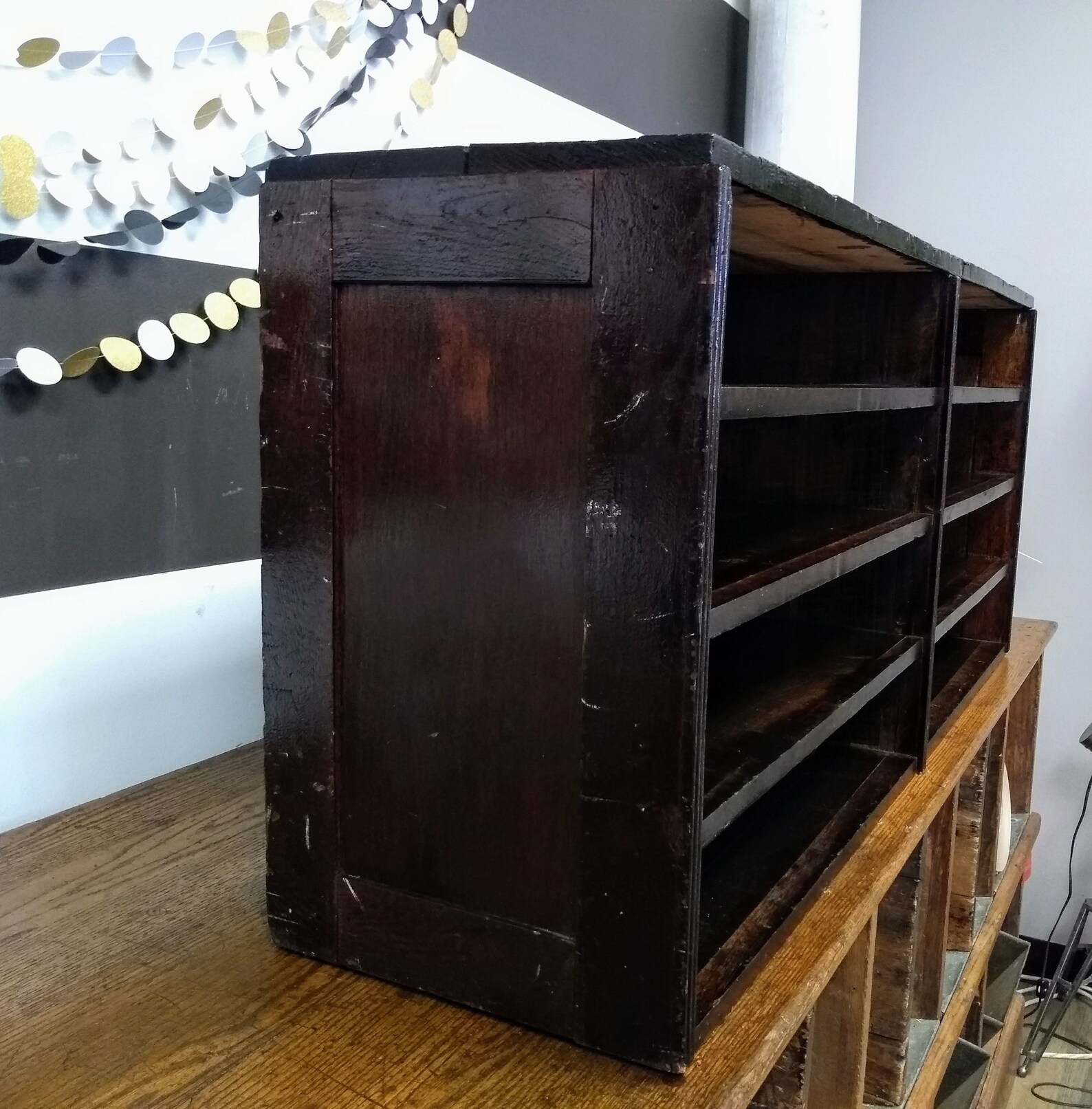 Wooden Shelving Unit Storage and Organization Industrial - Etsy