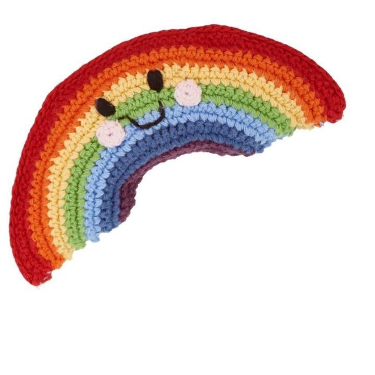 Rainbow Toy Handmade Kids Soft Toy Baby Gift Fair Trade - Etsy