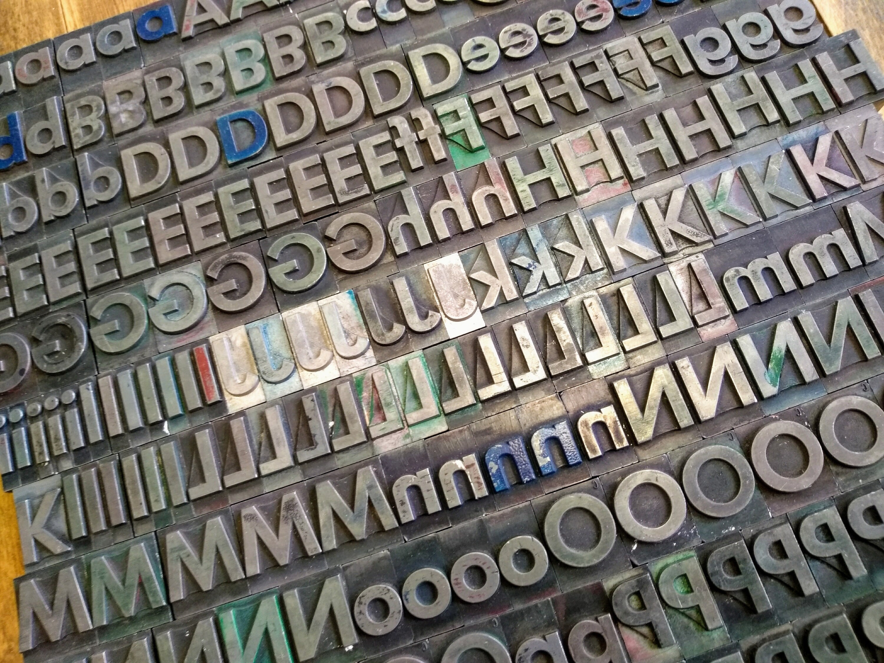 Metal Typeset Letters for sale | Only 2 left at -65%