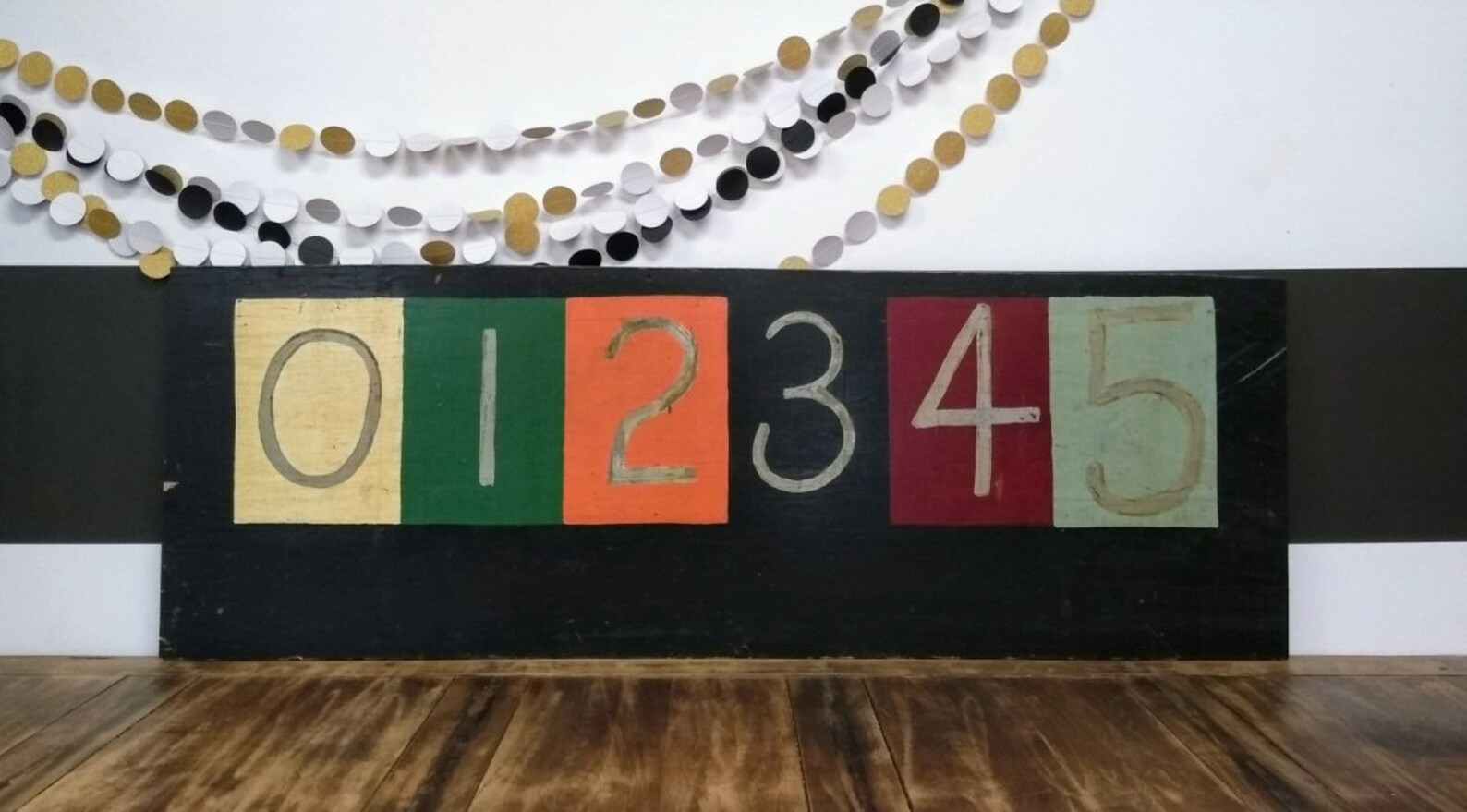 Number Line Counting Classroom Wall Art Nursery Playroom - Etsy