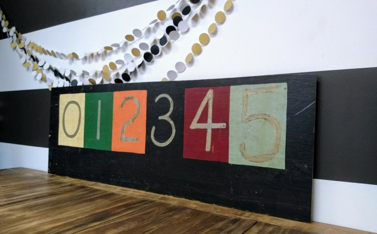 Number Line Counting Classroom Wall Art Nursery Playroom - Etsy