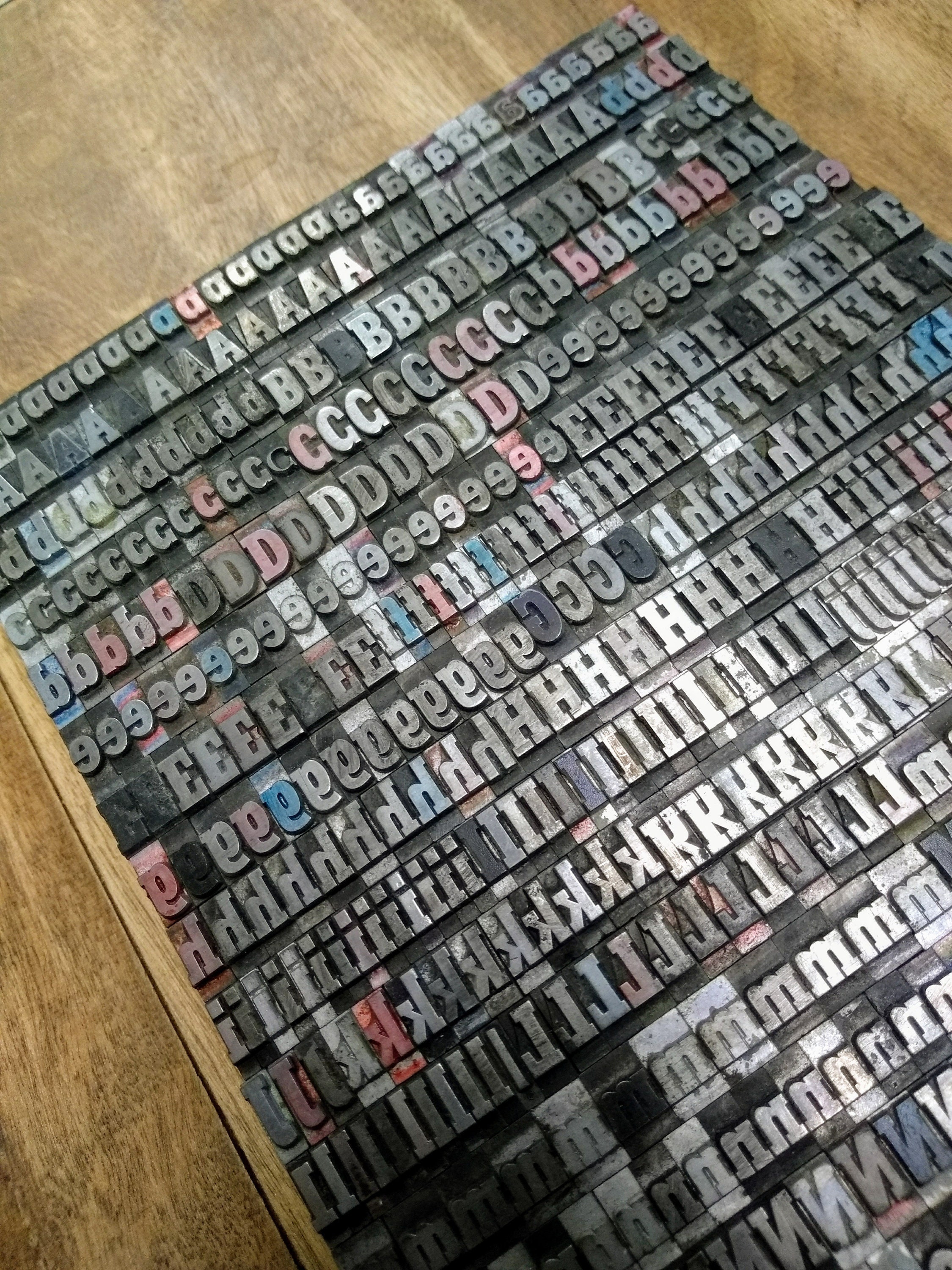 Metal Typeset Letters for sale | Only 2 left at -65%