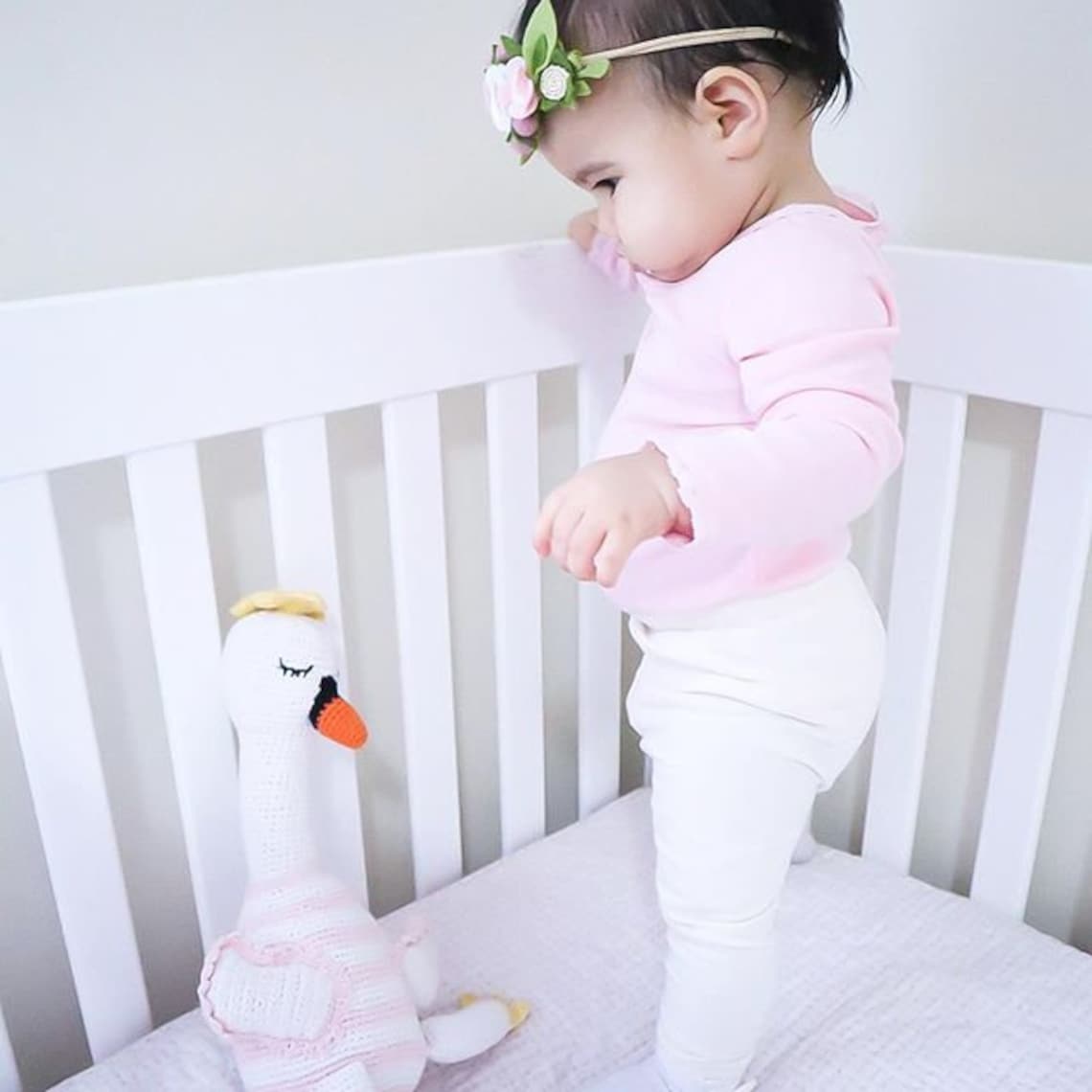 Large Swan Baby or Toddler Gift Princess Nursery Decor - Etsy