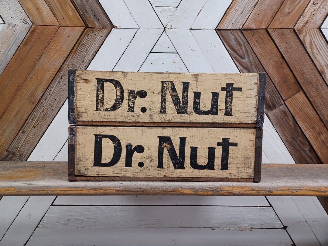 Dr. Nut Soda Pop Crate Vintage Dr Nut Serving Tray Wooden - Etsy