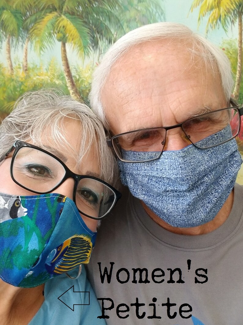 Reversible Cotton Face Masks Face Covering Men's | Etsy