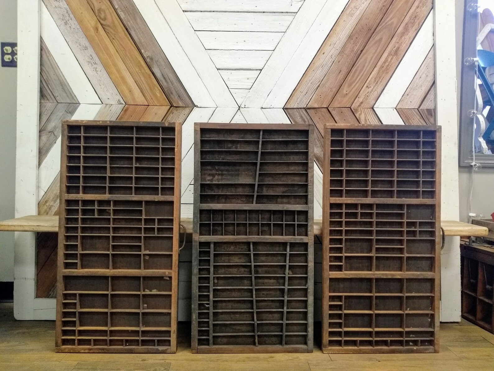 Letterpress Drawer Vintage Industrial Letterpress Blocks - Etsy