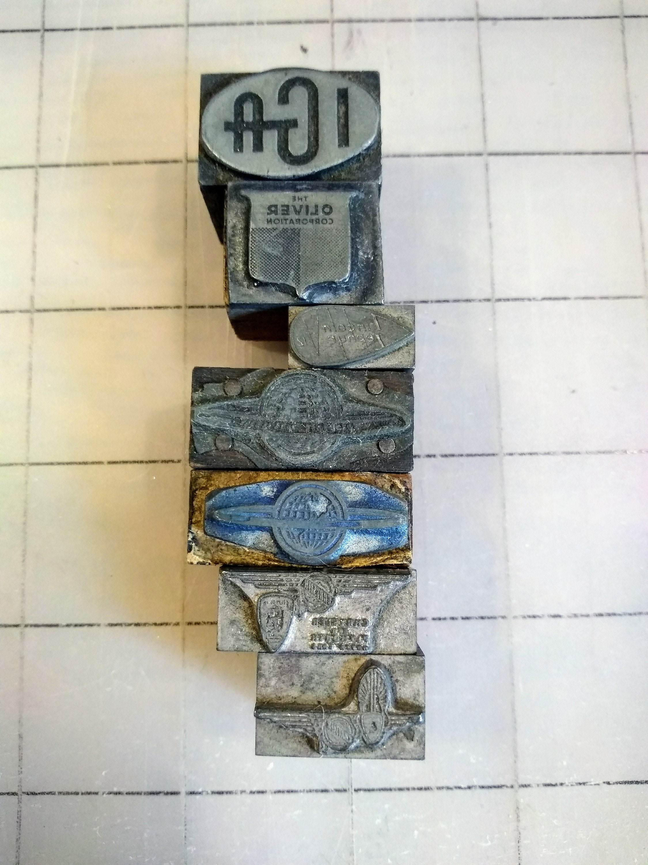 Antique Letterpress Block Lincoln Zephyr Chrysler Plymouth | Etsy