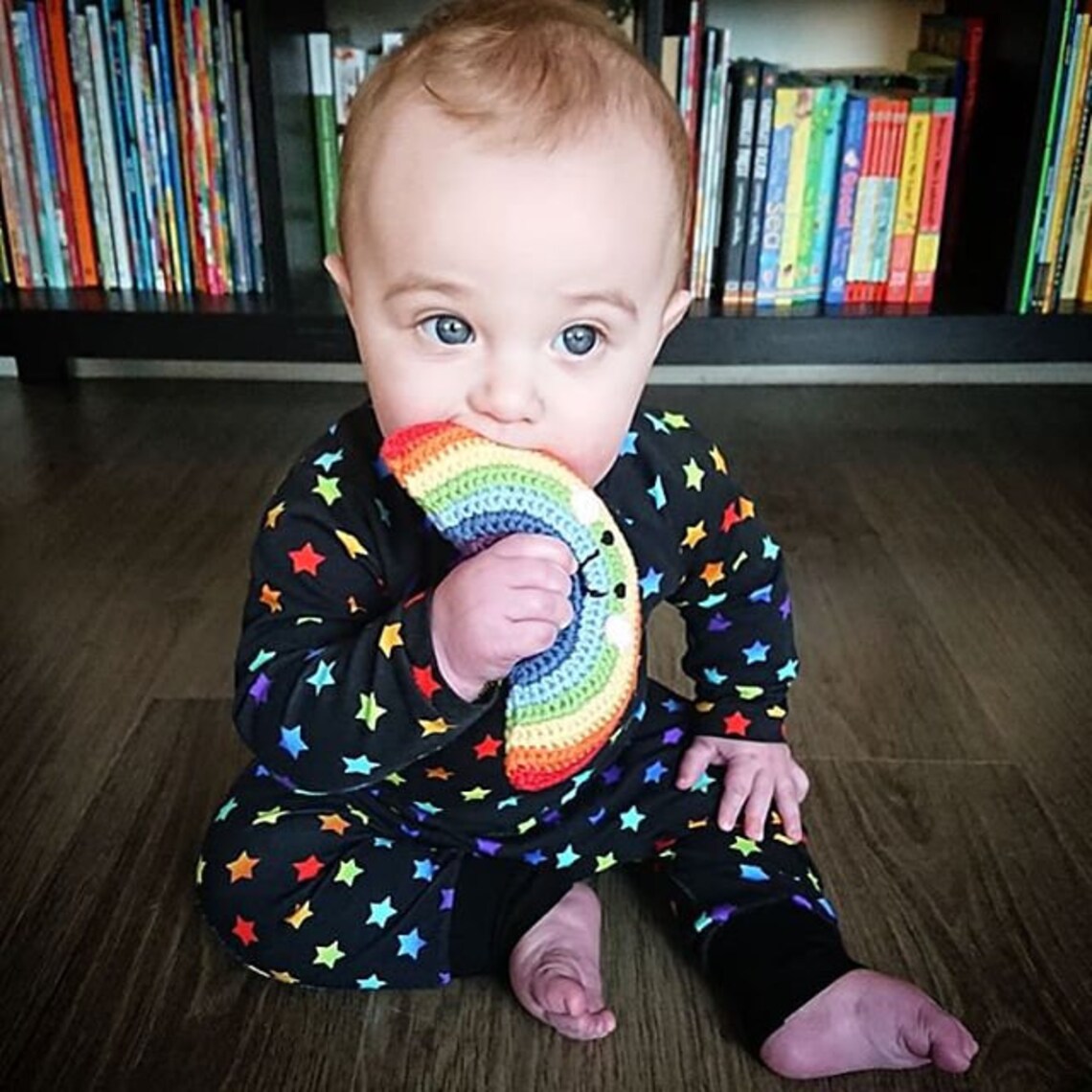 Rainbow Toy Handmade Kids Soft Toy Baby Gift Fair Trade | Etsy