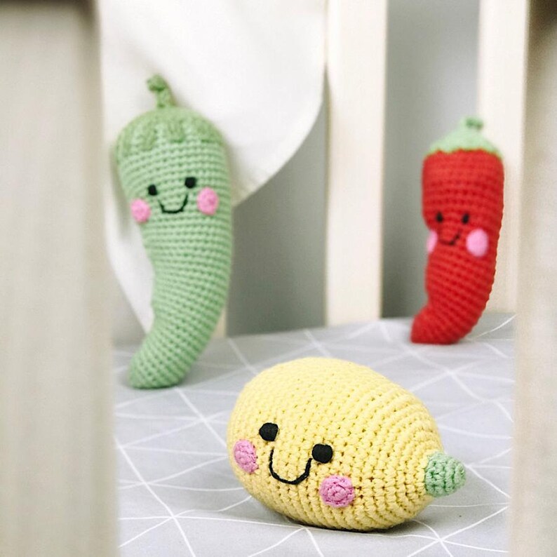 Red Chili Hot Pepper Handmade Kids Play Food Vegetable Toy | Etsy