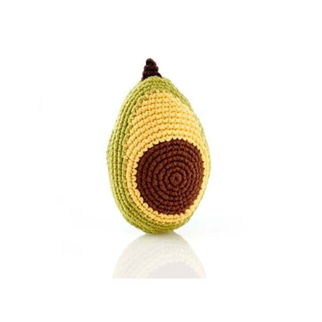 Montessori Avocado Toy Handmade Kids Play Food Vegetable - Etsy