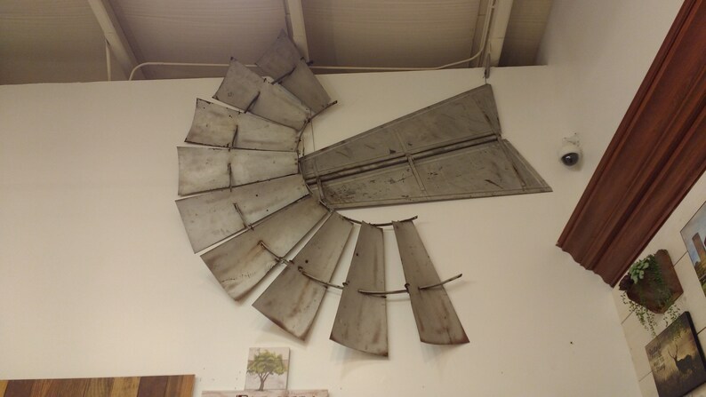 Windmill Tail Vane Antique Windmill Tail Fin Industrial - Etsy