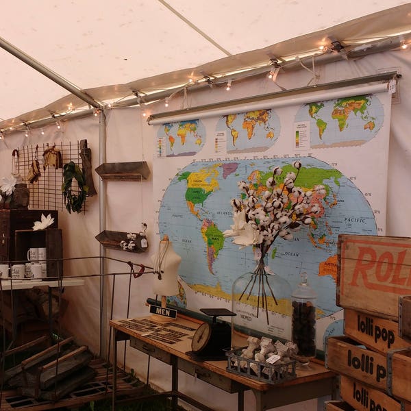 Pull Down Map - Etsy