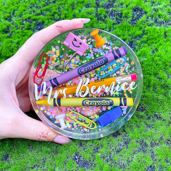 Resin Coaster With Name - Etsy