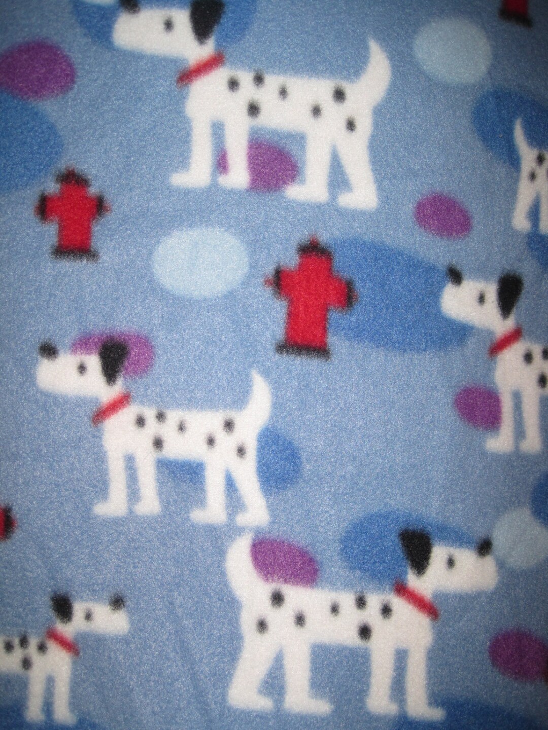 Dogs, Fire Hydrants With Red Couch Lap Bed Coverlet - This Blanket is ...