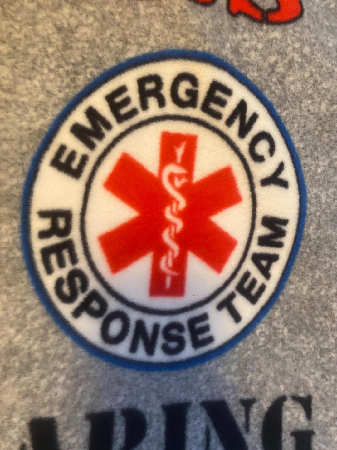 EMT Ambulance Caring Save a Life Emergency Logos and Emblems on Gray ...
