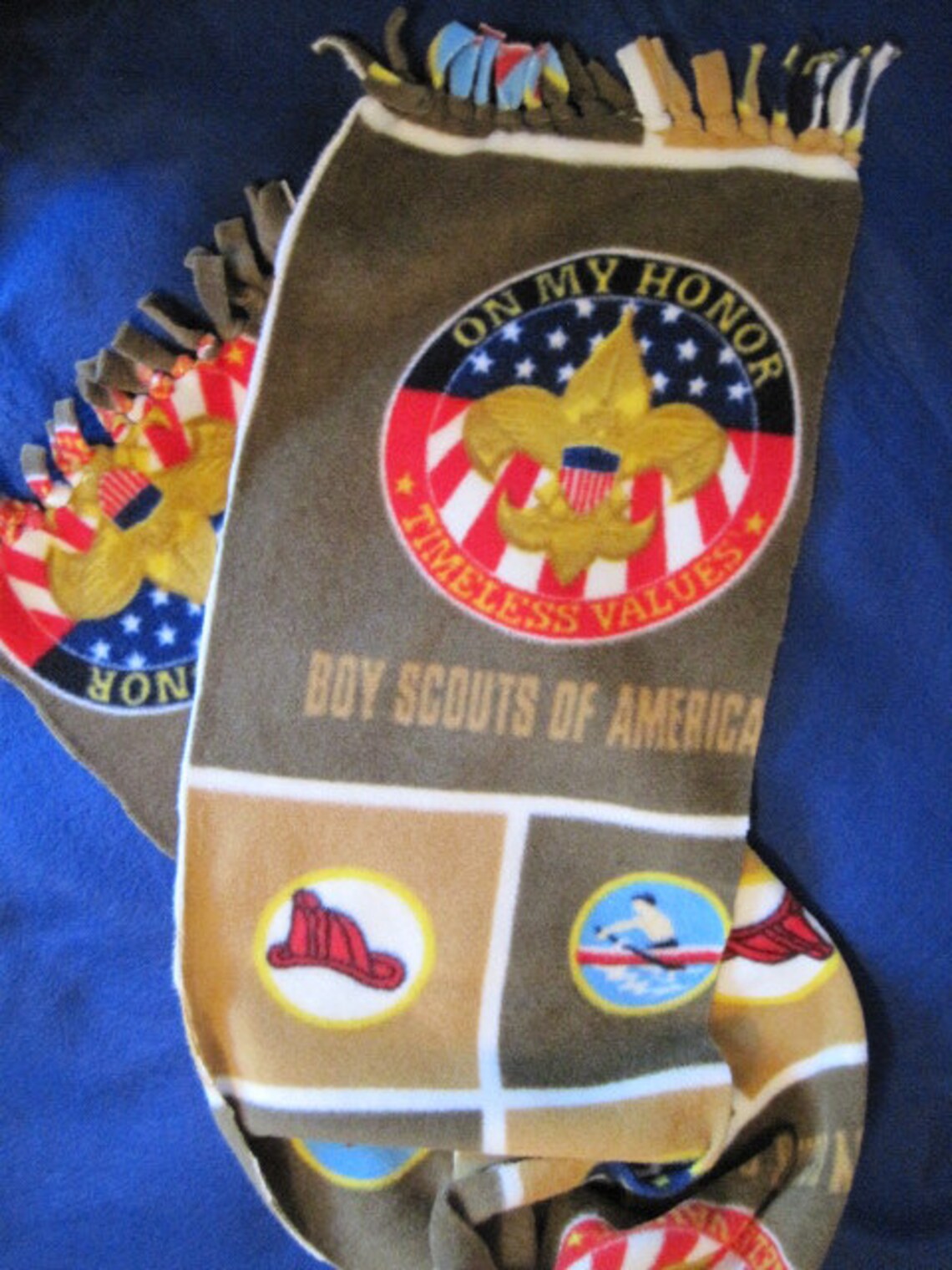 Boy Scout Logos, Emblems, and Scout Badges Fleece Scarf - Etsy
