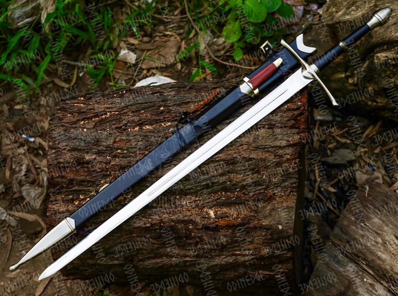 Personalized Medieval Sword, Custom Sword, Laser Engraved Medieval ...