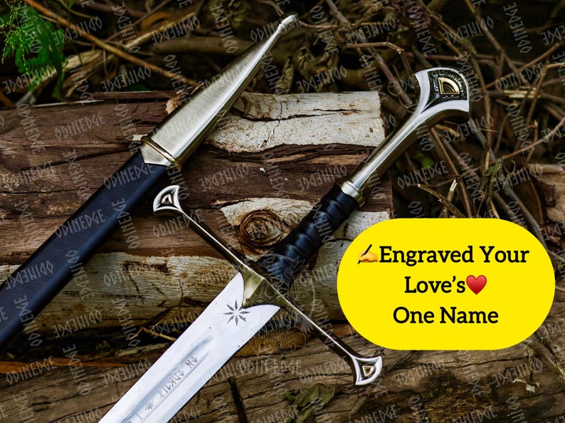 Personalized Medieval Sword, Custom Sword, Laser Engraved Medieval ...
