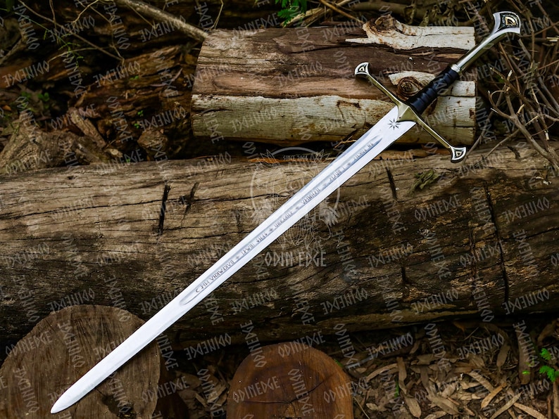 Personalized Medieval Sword, Custom Sword, Laser Engraved Medieval ...