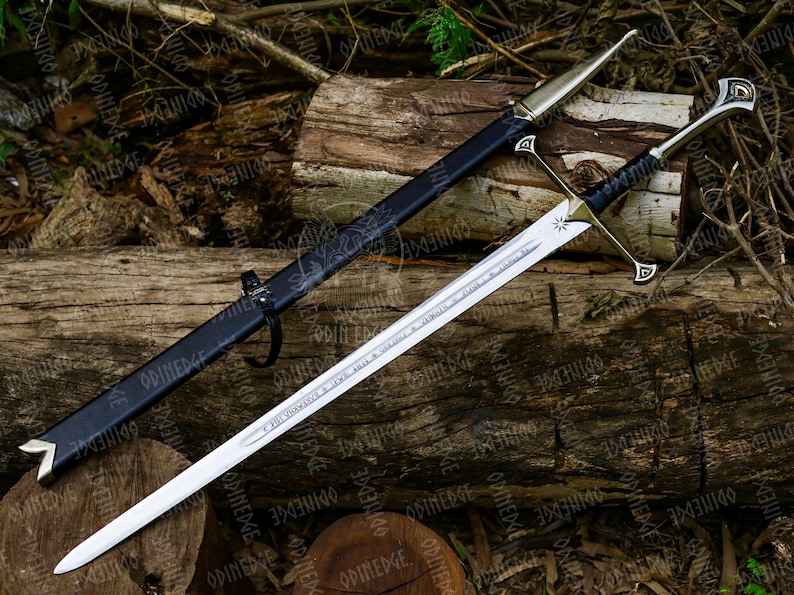 Personalized Medieval Sword, Custom Sword, Laser Engraved Medieval ...