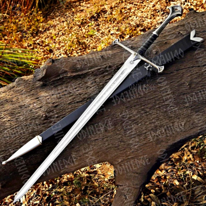 Personalized Medieval Sword, Custom Sword, Laser Engraved Medieval ...