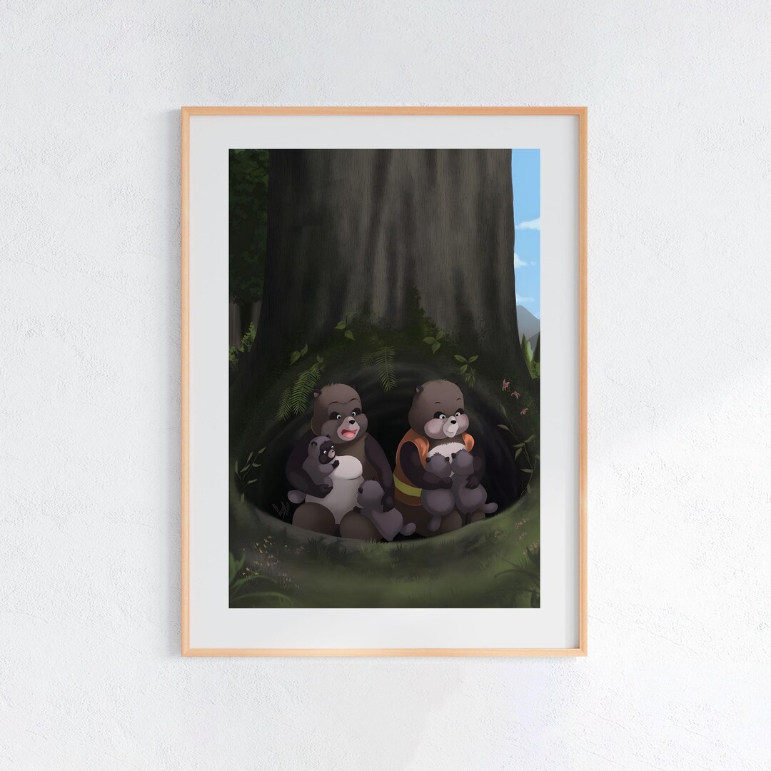Pom Poko (1994), Studio Ghibli Ukiyo-e Poster, Anime Art Prints ...