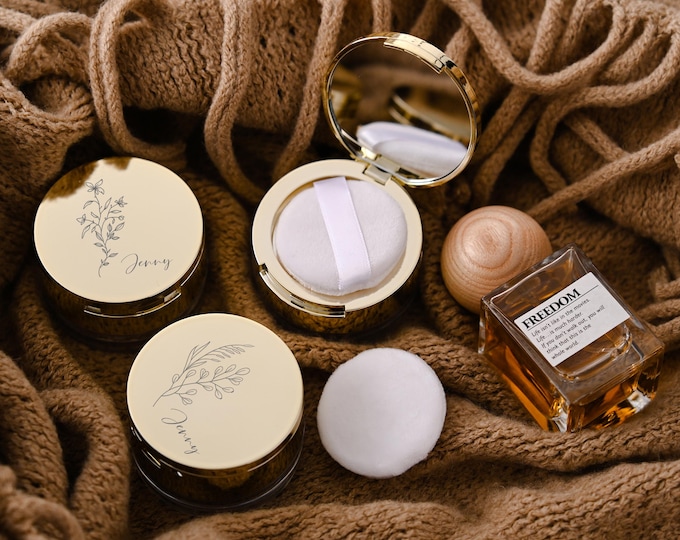 VTG Mon Boudoir Vanity Dusting Powder Crystal Cut Lucite Lid Gold ...