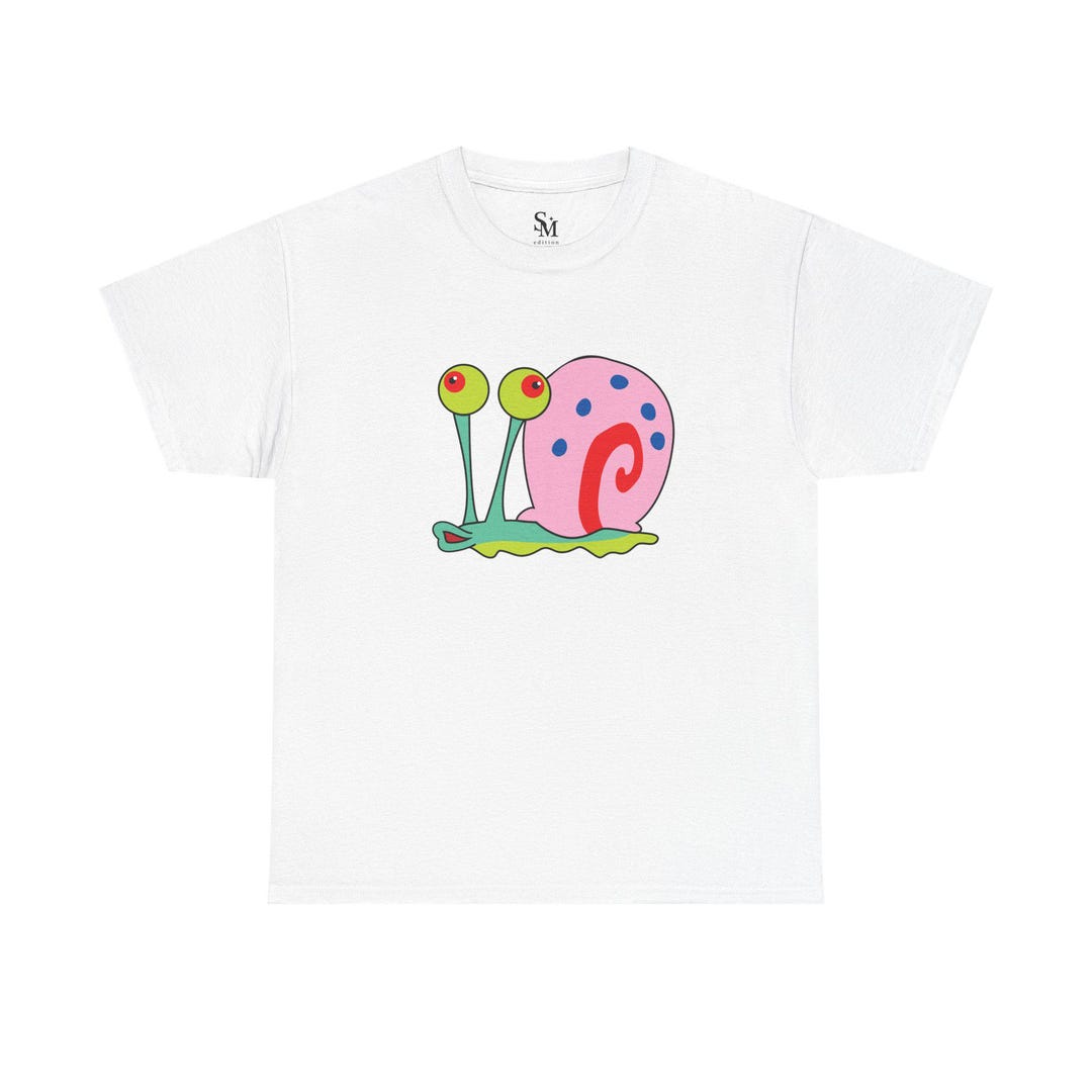 Gary the Snail Graphic Tee, Fun Summer T-shirt - Etsy