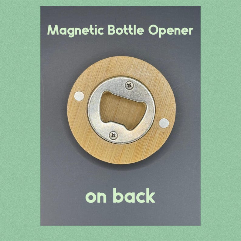 Eight Ball Magnetic Bottle Opener and Pocket Marker for Billiards ...