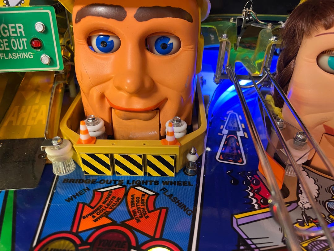 Red & Ted's Road Show Pinball Mod – Traffic Cones – Pinball Accessory ...