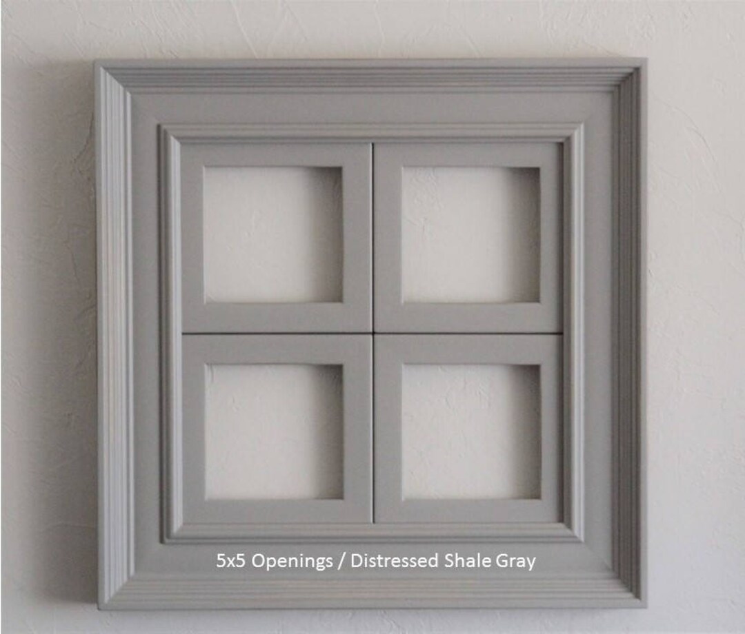 4x4 - 8x8 / Empire Style / 4 Opening Window Collage Frame / Several ...