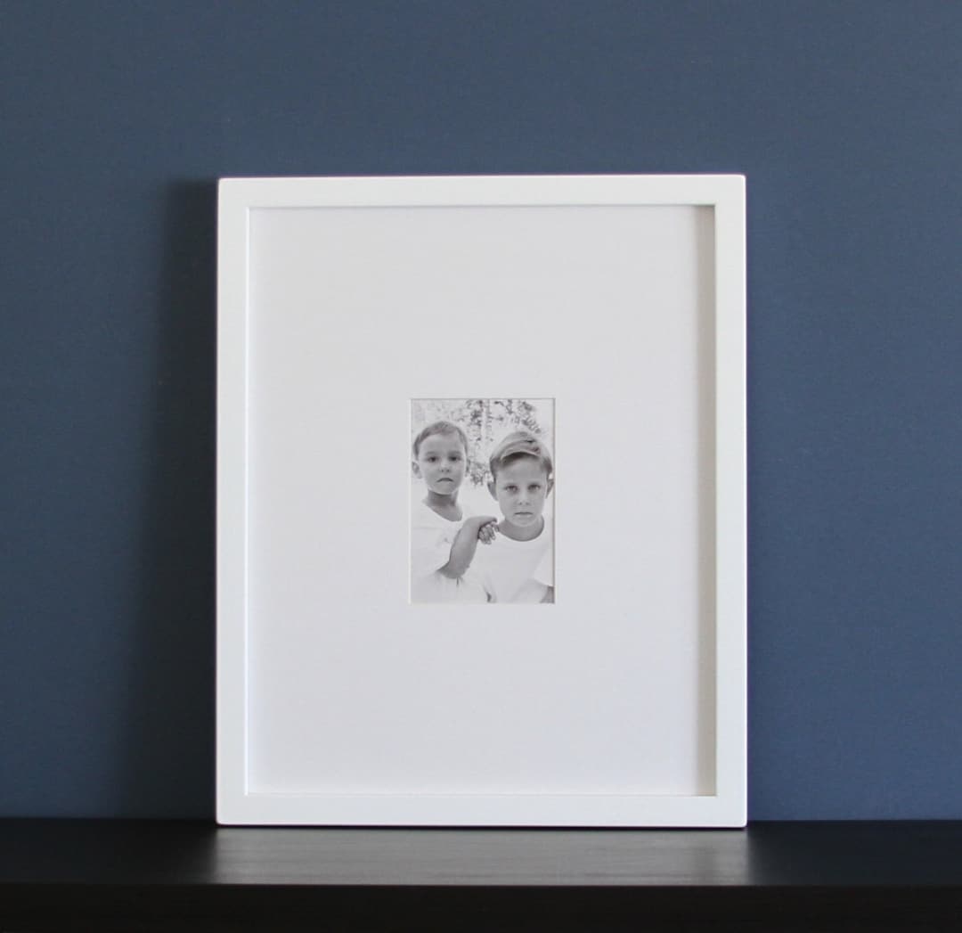 16x20 Frame / Gallery Style / Picture Frame With Mat / Choose Your Mat ...