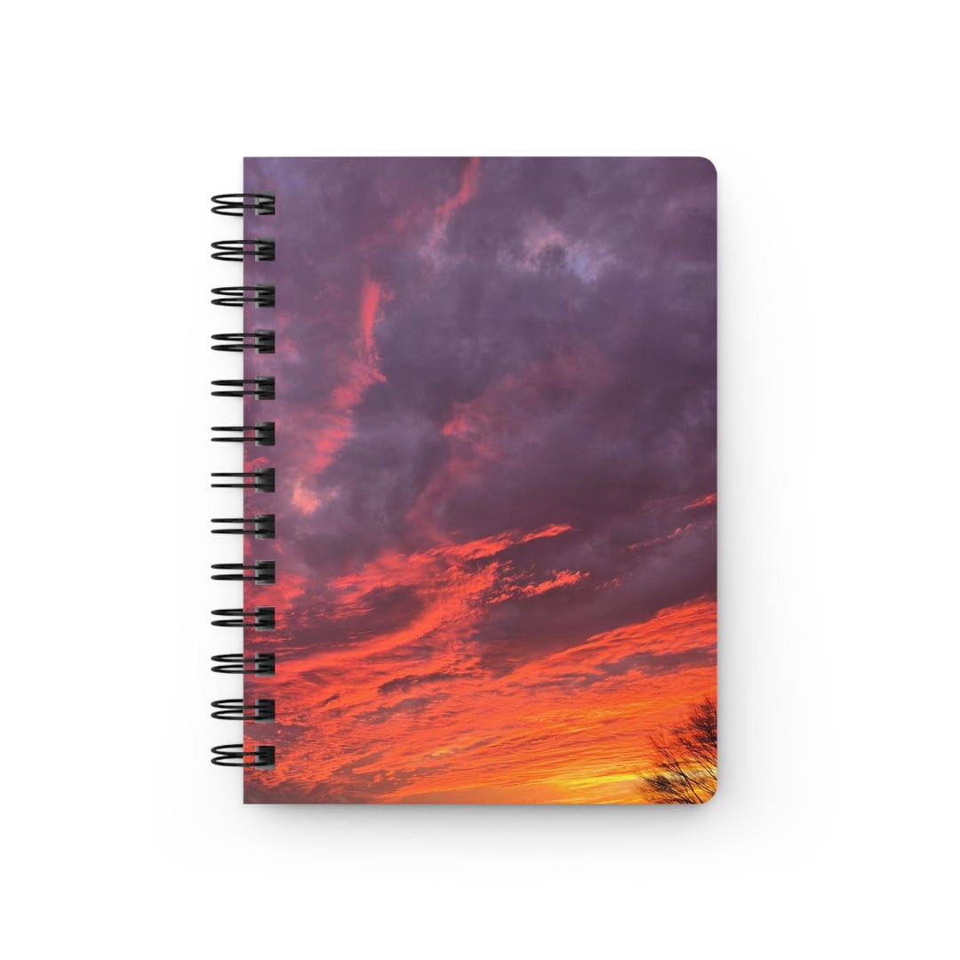 Sunset Serene Spiral Bound Journal - Nature Notebook, Landscape ...