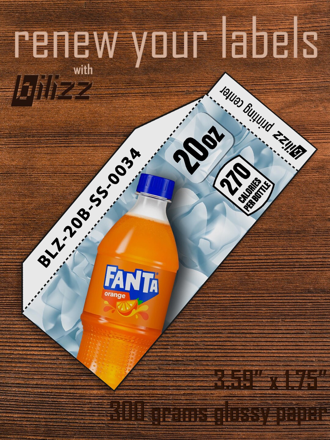 Fanta Orange 20oz Vending Label – Size 3.59" X 1.75" - Etsy