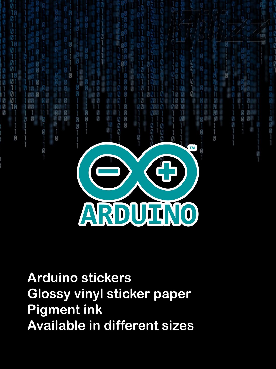 Arduino Sticker – Glossy Vinyl, Waterproof, Made in Germany – 5 Sizes ...