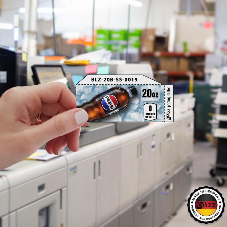 Pepsi Zero Sugar 20oz Vending Label – Size 3.59" X 1.75" - Etsy