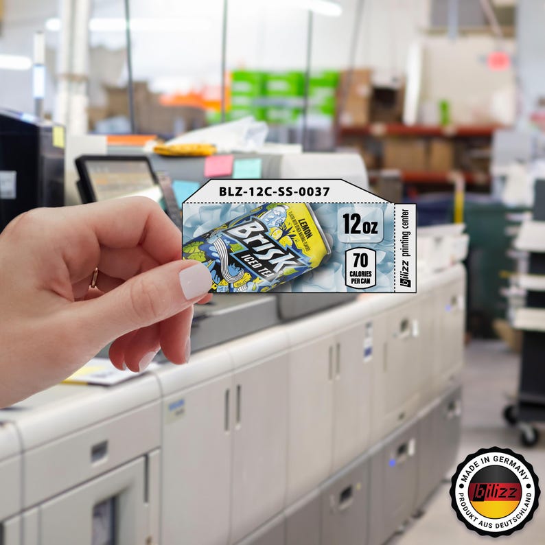 Brisk Lemon Iced Tea Vending Machine Label - 3.59" × 1.75" - Etsy